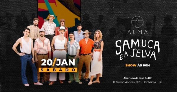 Samuca e a Selva no Alma São Paulo em São Paulo - Sympla
