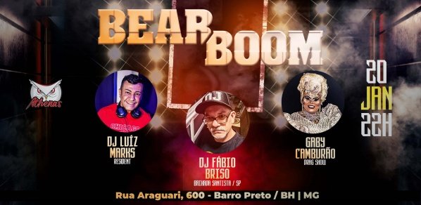 "BEAR BOOM" conexão SP em Belo Horizonte - Sympla