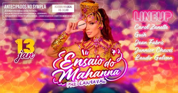 ENSAIO DO MAHANNA | PRÉ-CARNAVAL | TIROS DE BEATS TROPICAL em Passo ...
