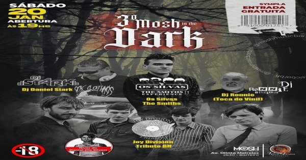 20/01 - 3° MOSH IN THE DARK em Belo Horizonte - Sympla