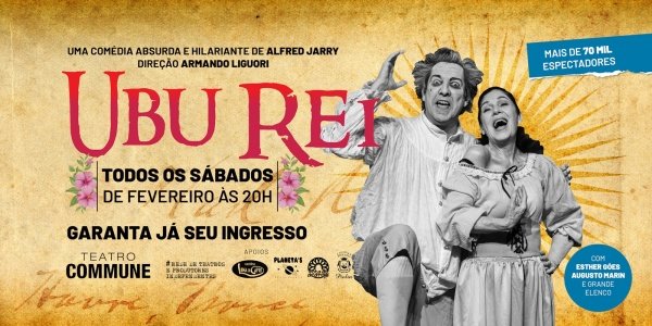 UBU REI em São Paulo - Sympla