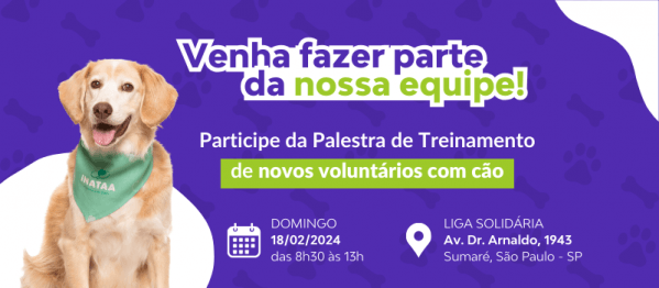 Palestra de Treinamento para Novos Voluntários do INATAA em São Paulo ...