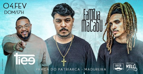 Família Macabu convida Tiee em Rio de Janeiro - Sympla