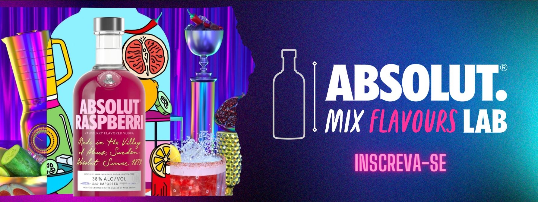 MASTERCLASS ABSOLUT MIX FLAVOURS LAB em Fortaleza - Sympla