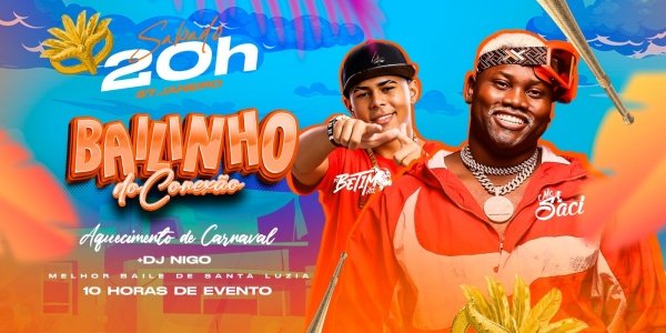 Bailinho mc Saci Dj Betim em Santa Luzia - Sympla