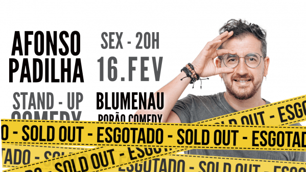 Afonso Padilha no Porão Comedy Club Blumenau em Blumenau - Sympla