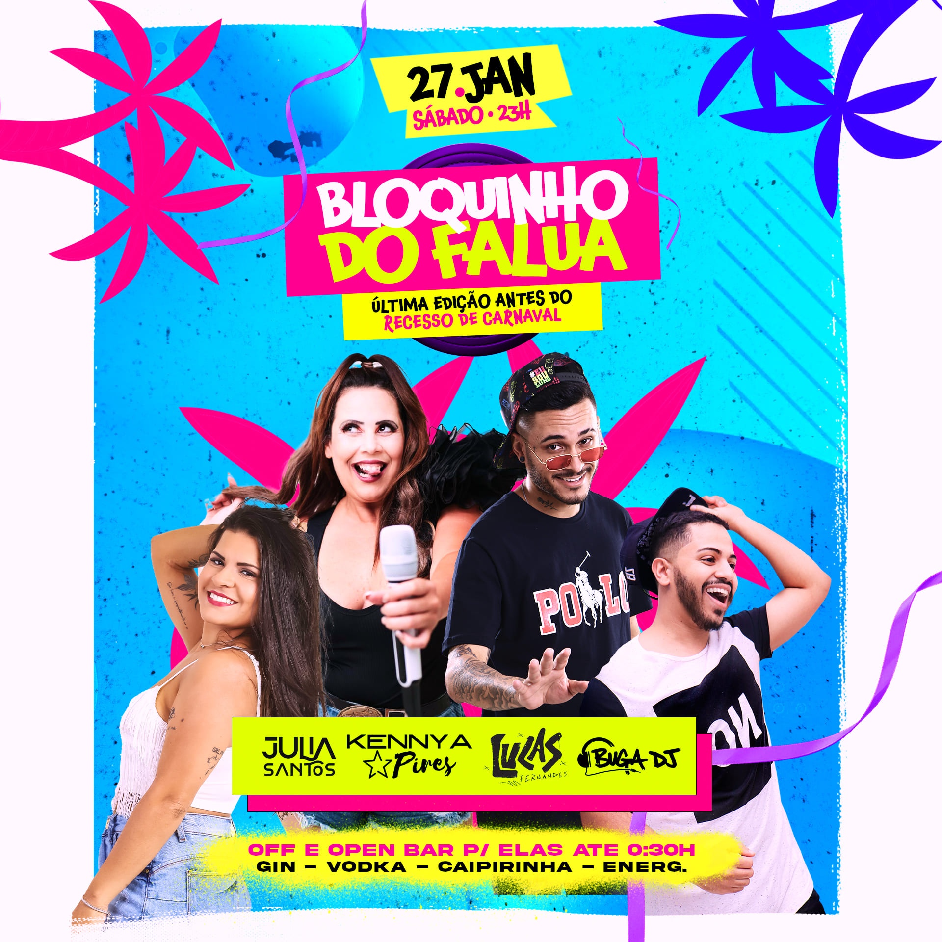 Bloquinho do Falua em Lagoa Santa - Sympla