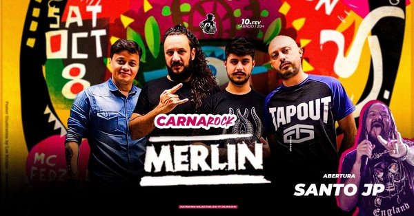 BANDA MERLIN / ABERTURA SANTO JP em Nilópolis - Sympla