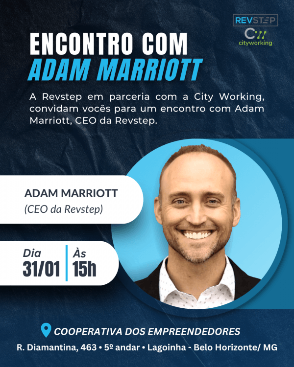 Encontro com Adam Marriott da Revstep em Belo Horizonte - Sympla