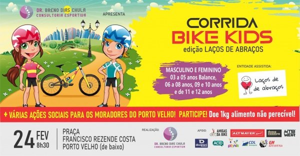 CORRIDA BIKE KIDS ed. PORTO VELHO em Divinópolis - Sympla