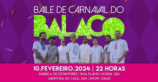 BAILE DE CARNAVAL DO BALACO em Ribeirão Preto - Sympla