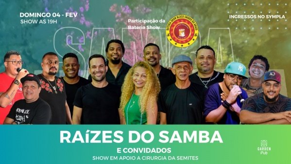 RAIZES DO SAMBA E CONVIDADOS em Cuiabá - Sympla