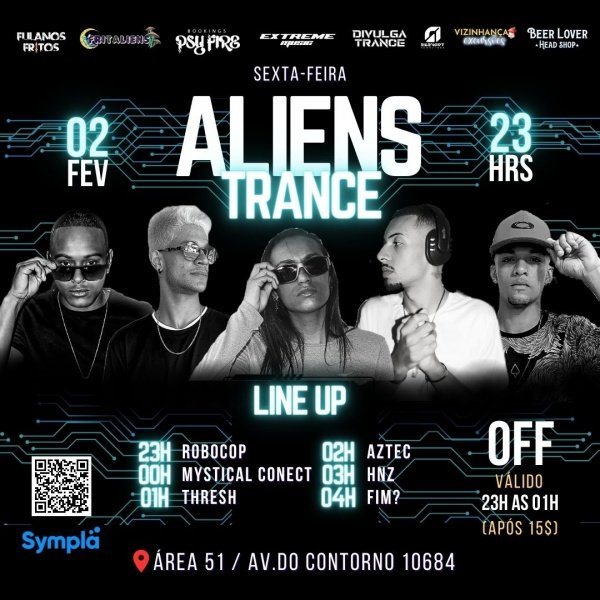 ALIEN TRANCE (Cópia) em Belo Horizonte - Sympla