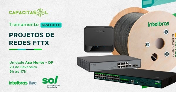 Projetos de Redes FTTX em Brasília - Sympla