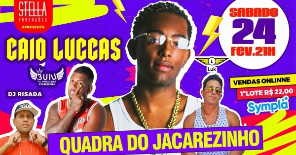 SHOW CAIO LUCCAS em Rio de Janeiro - Sympla