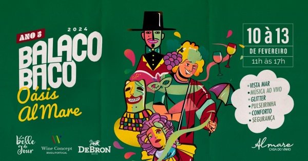 Oásis Al Mare-Balaco Baco-Day Use em Olinda - Sympla