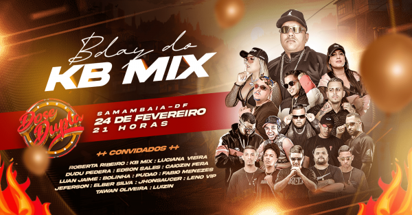ESPECIAL B - DAY KB MIX DIA 24 O ANIVERSARIO MAIS ESPERADO DO MOMENTO ...