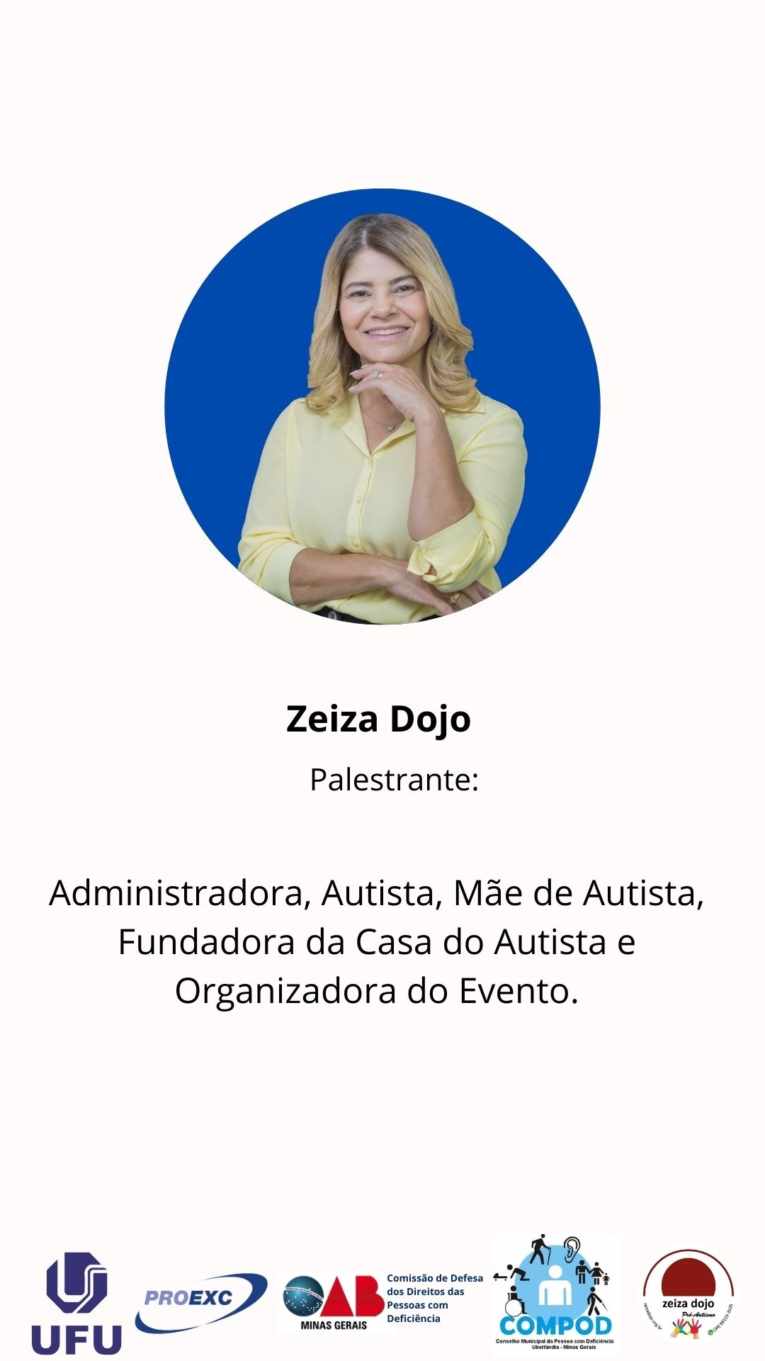 12º SEMINÁRIO SOBRE AUTISMO UFU ZEIZA DOJO CASA DO AUTISTA em ...