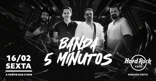 Banda 5 Minutos em Ribeirão Preto - Sympla