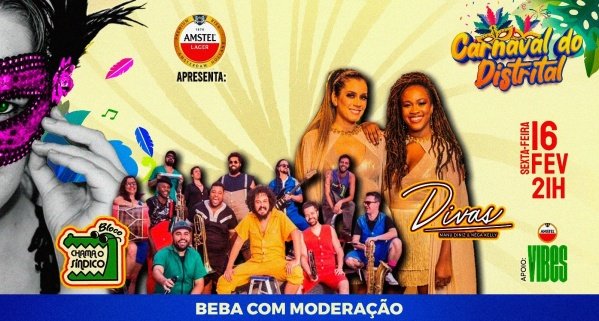 CARNAVAL DO DISTRITAL - CHAMA O SÍNDICO & AS DIVAS em Belo Horizonte - Sympla