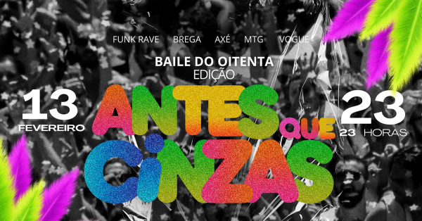 ANTES QUE CINZAS - Baile Do Oitenta em Belo Horizonte - Sympla