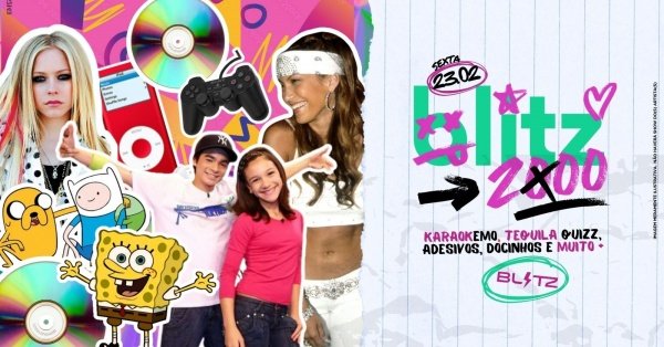 BLITZ 2000 - A FESTA COM OS HITS DOS ANOS 2000 em São Paulo - Sympla