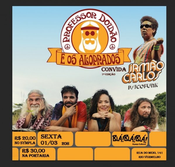 Professor Doidão e os aloprados convida Irmão Carlos em Salvador - Sympla