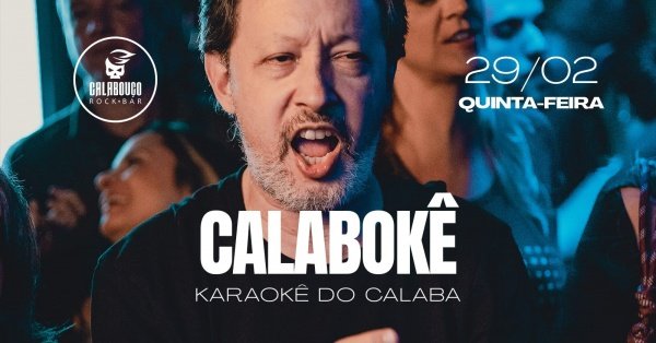 CALABOKÊ - KARAOKÊ DO CALABA em Rio de Janeiro - Sympla