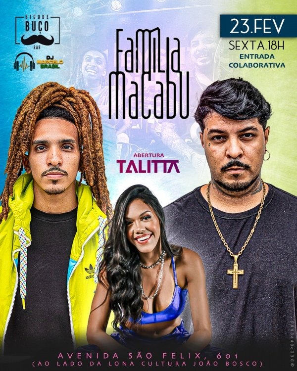 Família Macabu - Pagode de rua! Abertura: Talitta em Rio de Janeiro ...