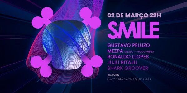 Smile @ Eleven Rooftop em Belo Horizonte - Sympla