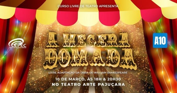 A Megera Domada em Maceió - Sympla