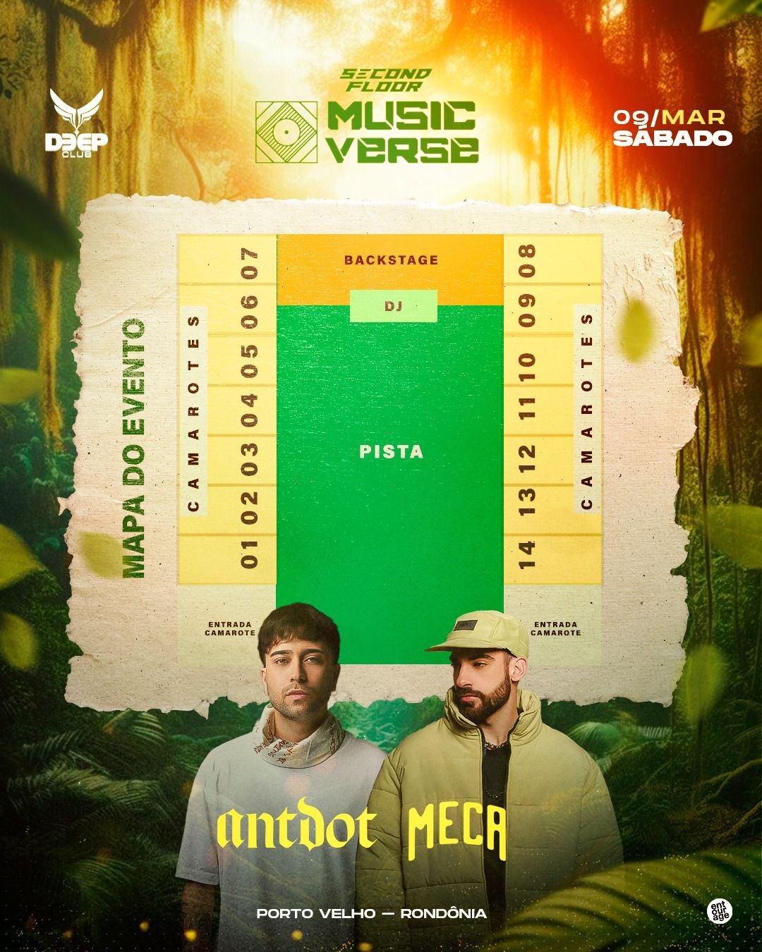 MUSICVERSE - ANTDOT E MECA em Porto Velho - Sympla