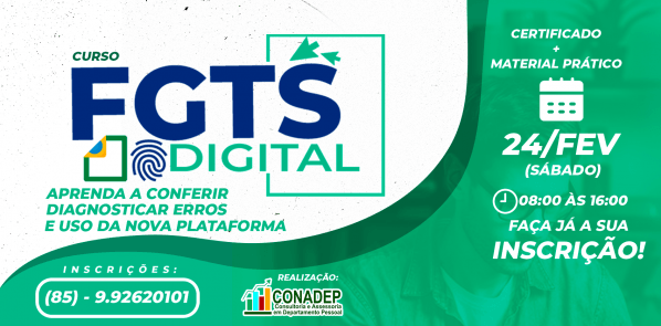 CURSO FGTS DIGITAL PRESENCIAL em Fortaleza - Sympla