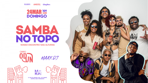 SAMBA NO TOPO - Grupo Odun + Dj Maax | DOM 24/03 no Mira! em Belo ...
