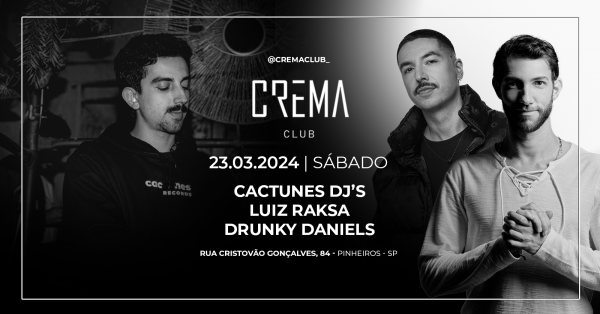 Crema Club 23.03 em São Paulo - Sympla