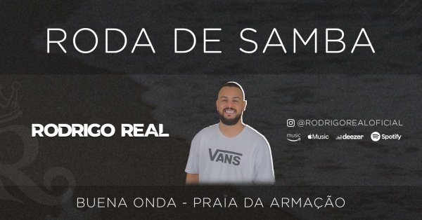 RODA DE SAMBA COM RODRIGO REAL em Florianópolis - Sympla