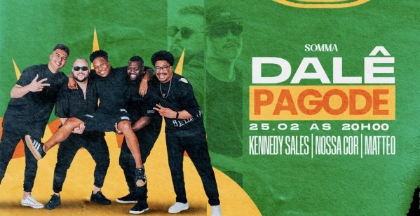 25.02 | Dalê Pagode | SOMMA em Brasília - Sympla