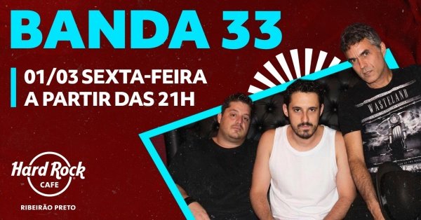 BANDA 33 em Ribeirão Preto - Sympla
