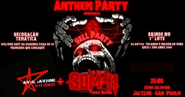 HELL PARTY em São Paulo - Sympla