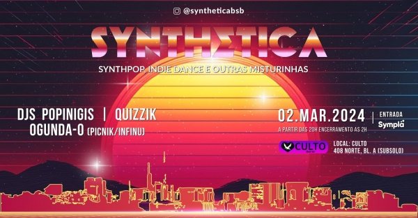 Synthetica em Brasília - Sympla