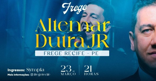 ALTEMAR DUTRA JR. em Recife - Sympla