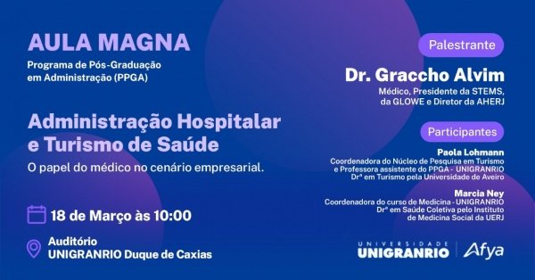 Aula Magna Do Programa De Pós Graduação Em Administração Da Unigranrio