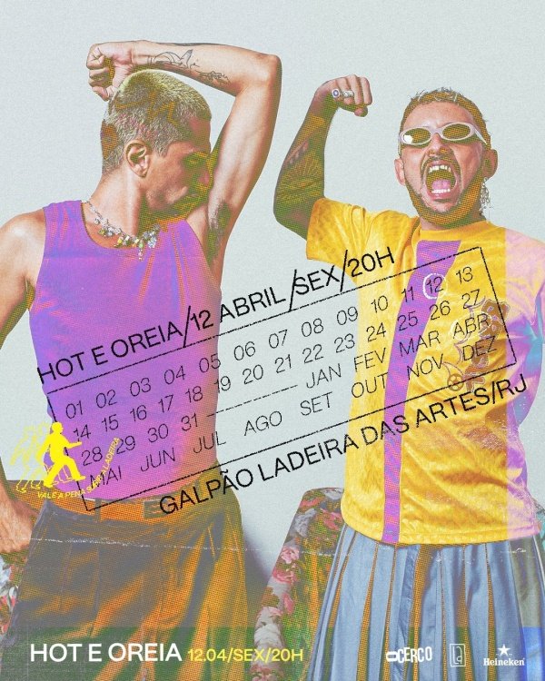 HOT e OREIA no Rio de Janeiro! em Rio de Janeiro - Sympla