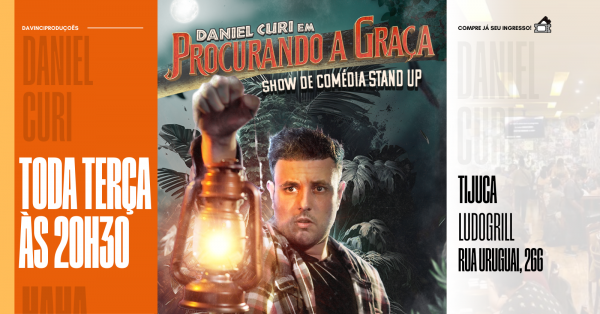 Daniel Curi em PROCURANDO A GRAÇA na Ludogrill [05/03] em Rio de ...