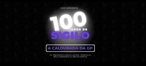 100 Anos de Sigilo em Belo Horizonte - Sympla