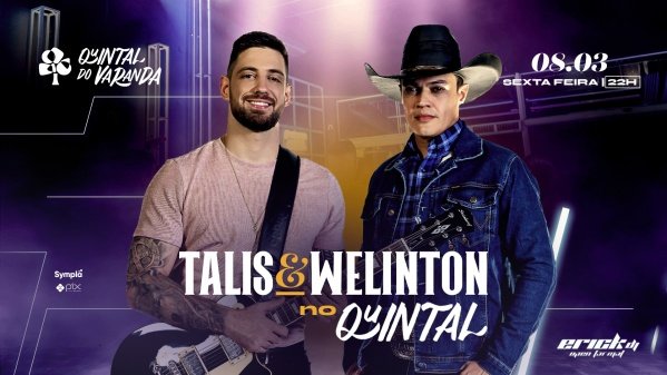 TALIS E WELINTON em Taubaté - Sympla