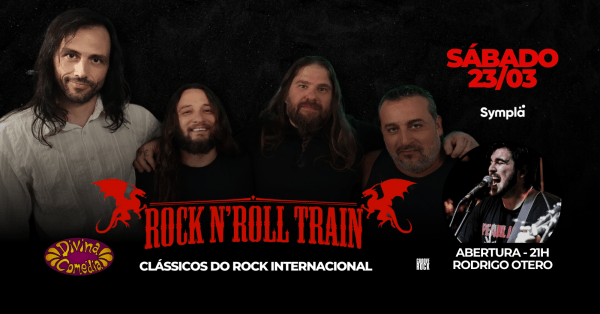 Show da banda Rock N' Roll Train - Clássicos do rock em Porto Alegre ...