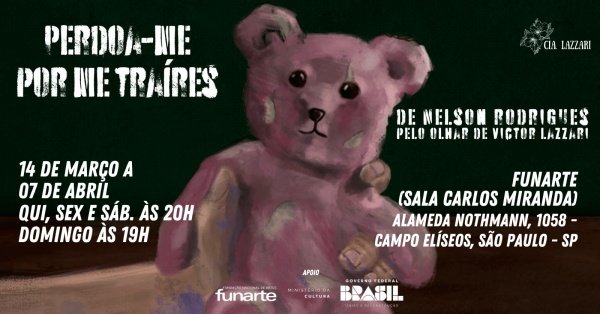 PERDOA-ME POR ME TRAÍRES em São Paulo - Sympla
