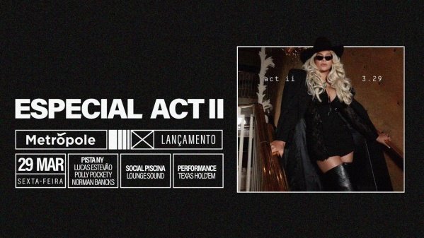 ACT II Beyonce - 29/MAR - Sexta-Feira em Recife - Sympla