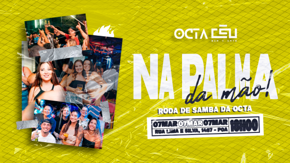 Pagode da Octa - Ceu na Palma da Mão- 07.MARÇO em Porto Alegre - Sympla